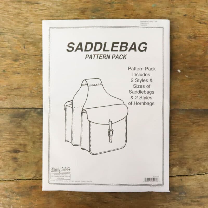 Saddle Bag Pattern Pack - Tundra Leather